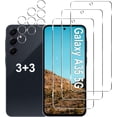 [3+3 Pack Galaxy A35 5G Screen Protector + Camera Lens Protector, HD ...