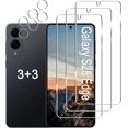 3+3 Pack Galaxy S25 Edge Screen Protector [6.7 inch] + Camera Lens ...