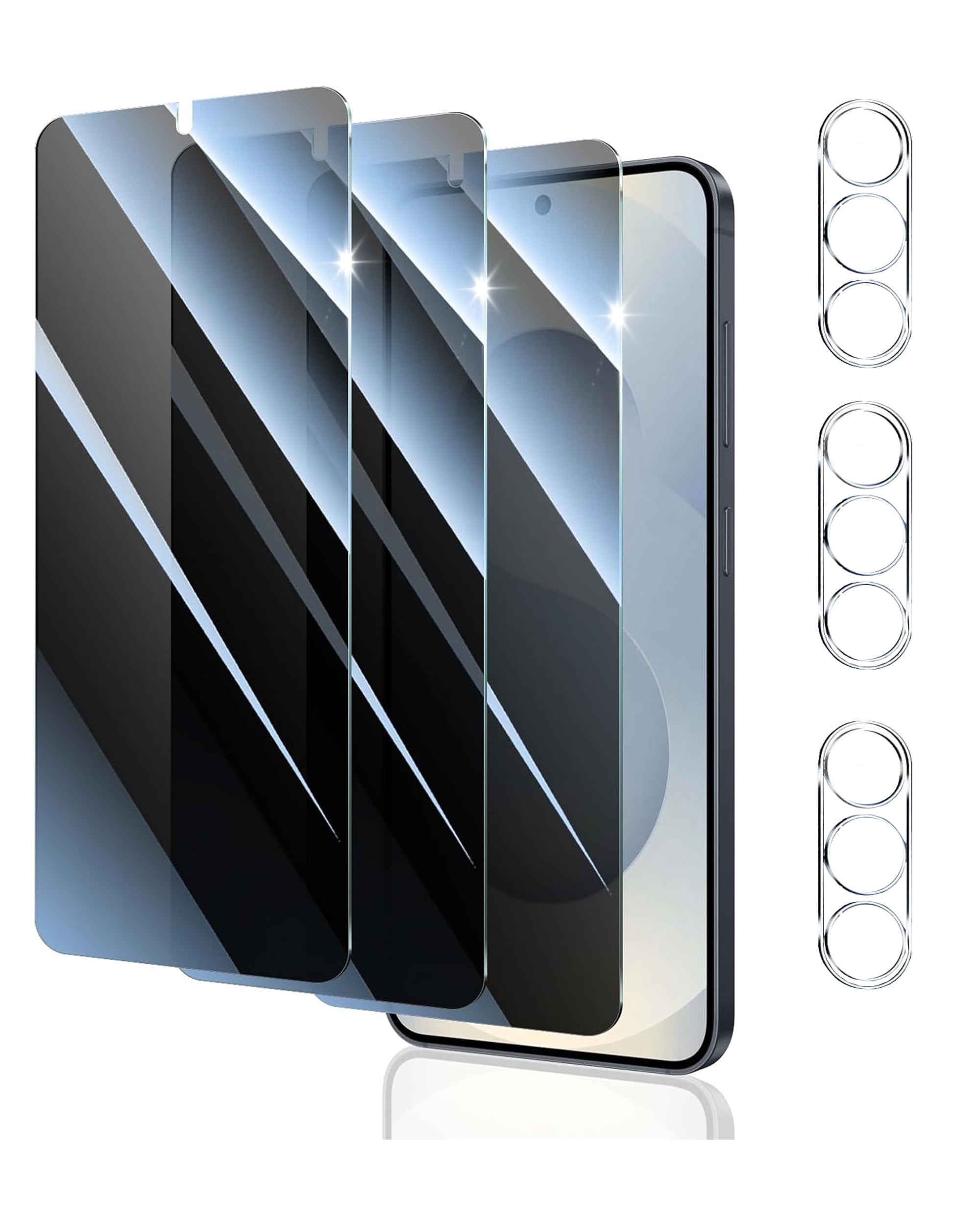 [3+3 Pack] KICOCOC for Samsung Galaxy S25 Plus Privacy Screen Protector ...