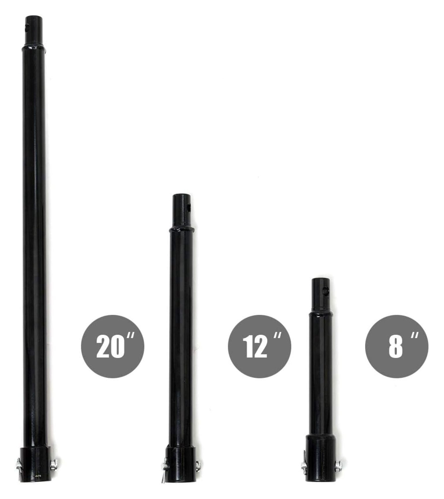 3 3 Pieces Auger Extension Drill Bits (8", 12", 20" Length) Extension ...