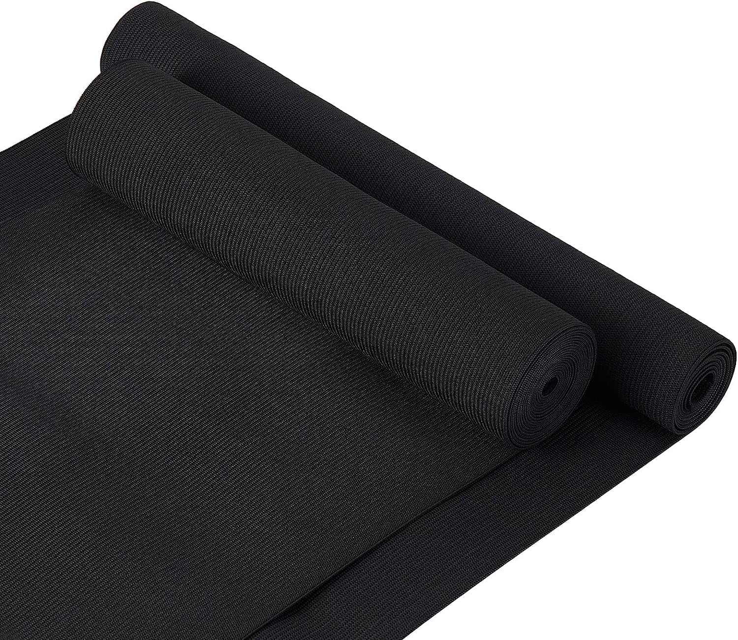 3.3 Yard 3m Flat Elastic Band Black Heavy Stretch Knit Elastic Band ...