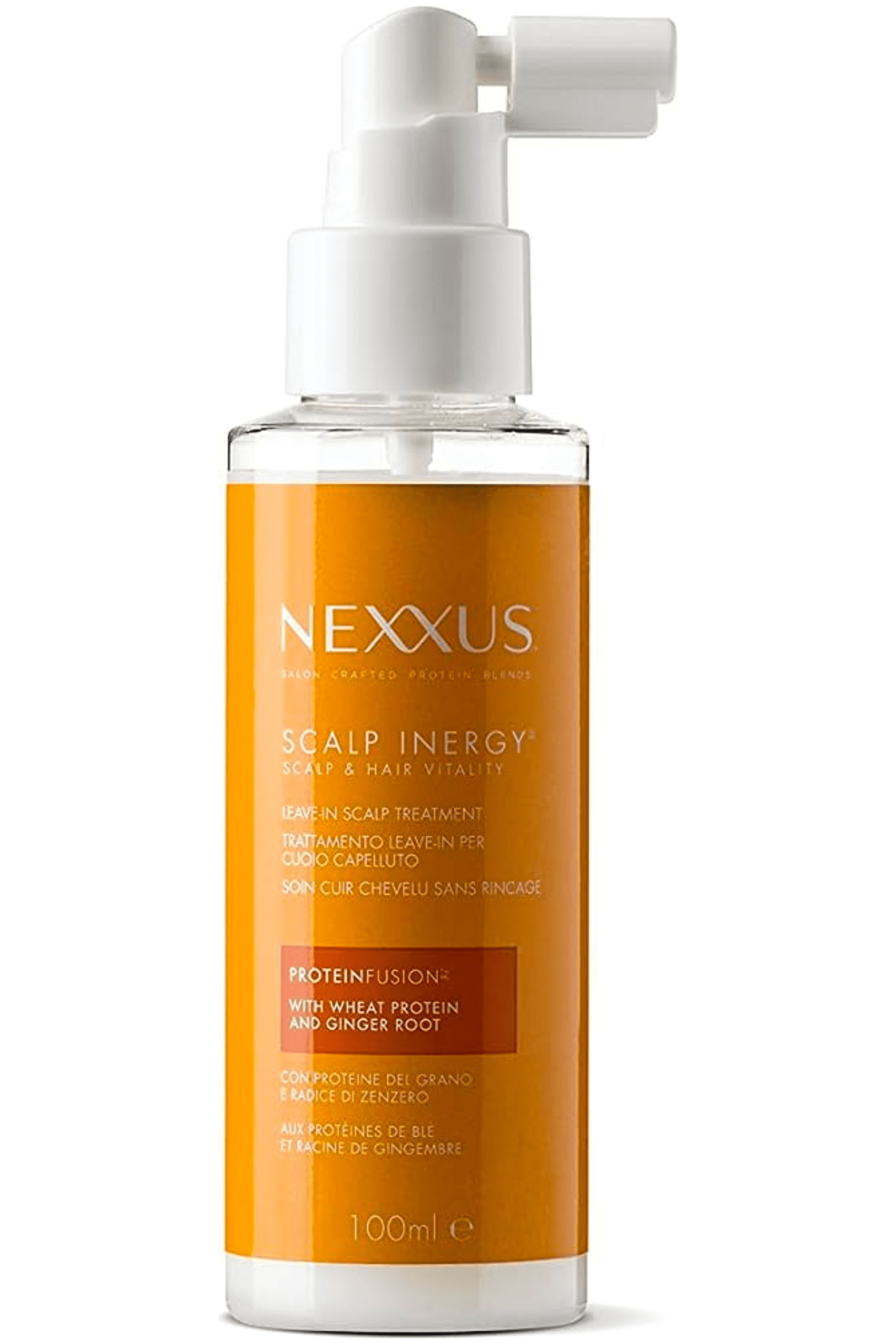 {3.3 oz} Nexxus Scalp Inergy Leave-In Treatment w/ SLEEKSHOP Hair Rat ...