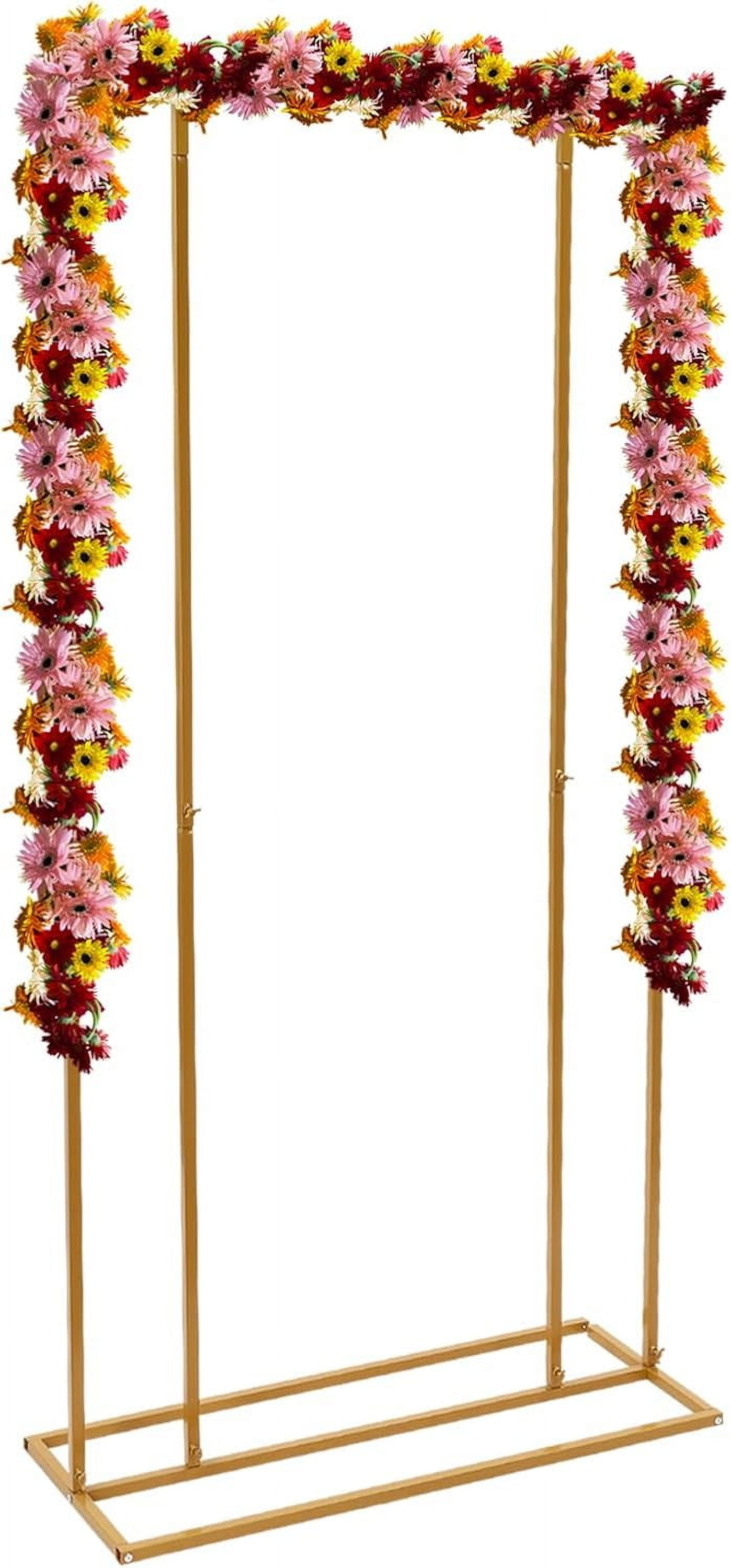 3.3 x 6.6 FT Wedding Arches for Ceremony Gold Metal Garden Arch ...