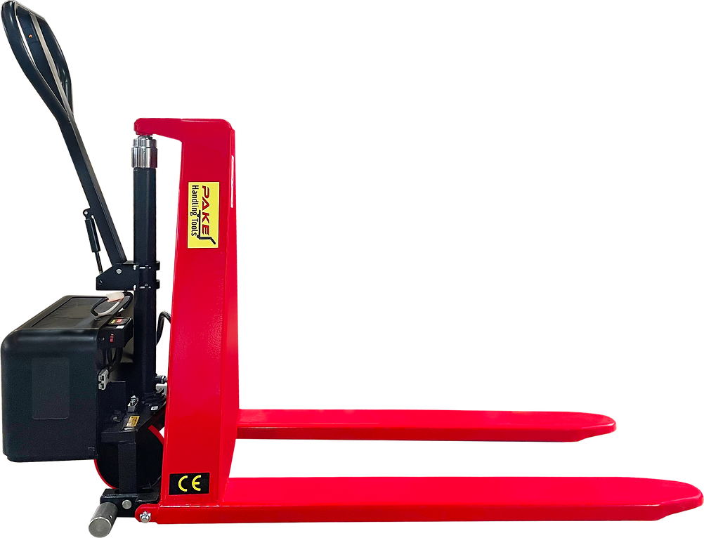 3,300lb 27" x 45" Battery Powered High-Lift Skid Truck 31-1/2" Max Lift ...