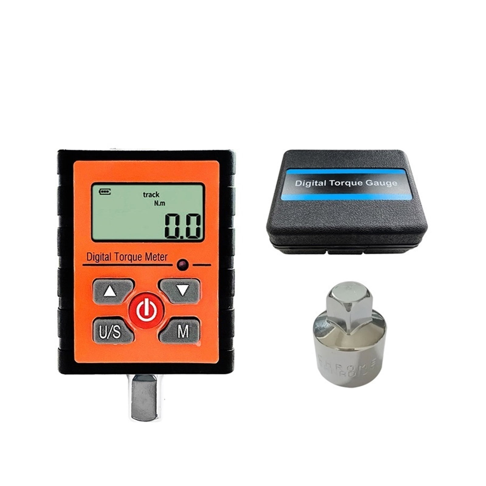 3-340 N.m Digital Torque Meter 1/2" 1/4" 3/8" Adapter Measure Bicycle ...