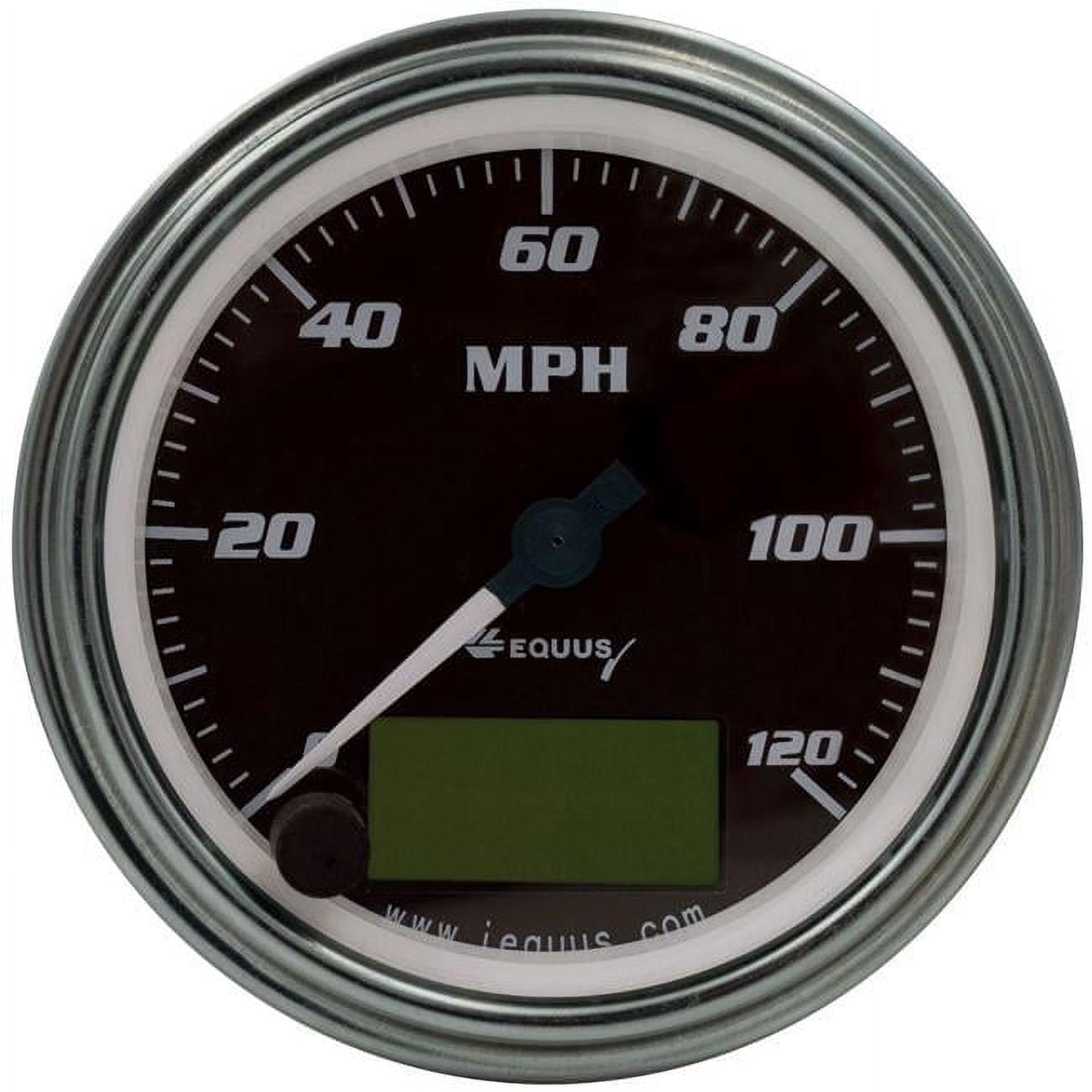 3.38 in. 0-120 Mph Speedometer - Chrome - Walmart Business Supplies
