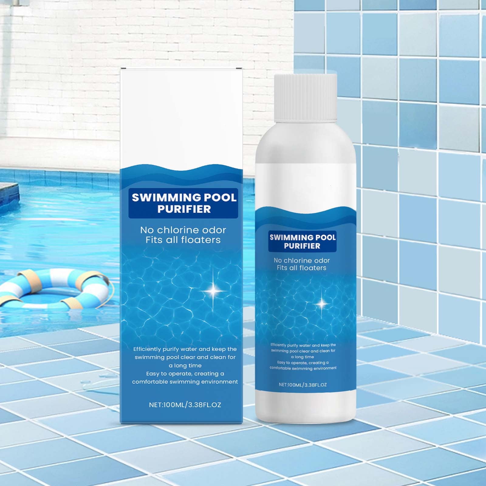 3.38oz Swimming Pool Flocculant, Easy to Use, Pool & Spa Clarifier, for ...