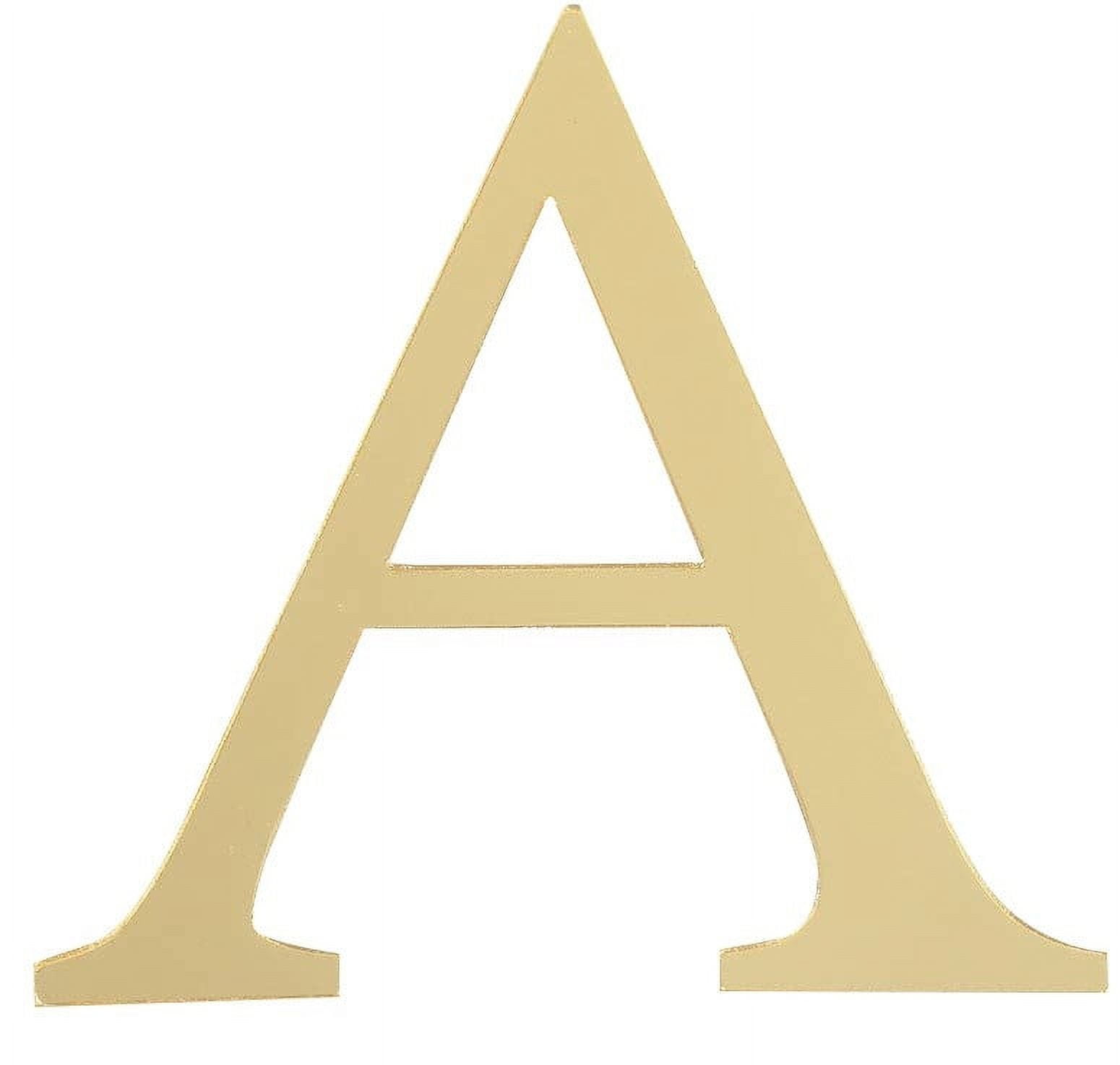 3.39 Inch Large Plastic Letters, Letter Stickers Wall Decor, Stickable ...