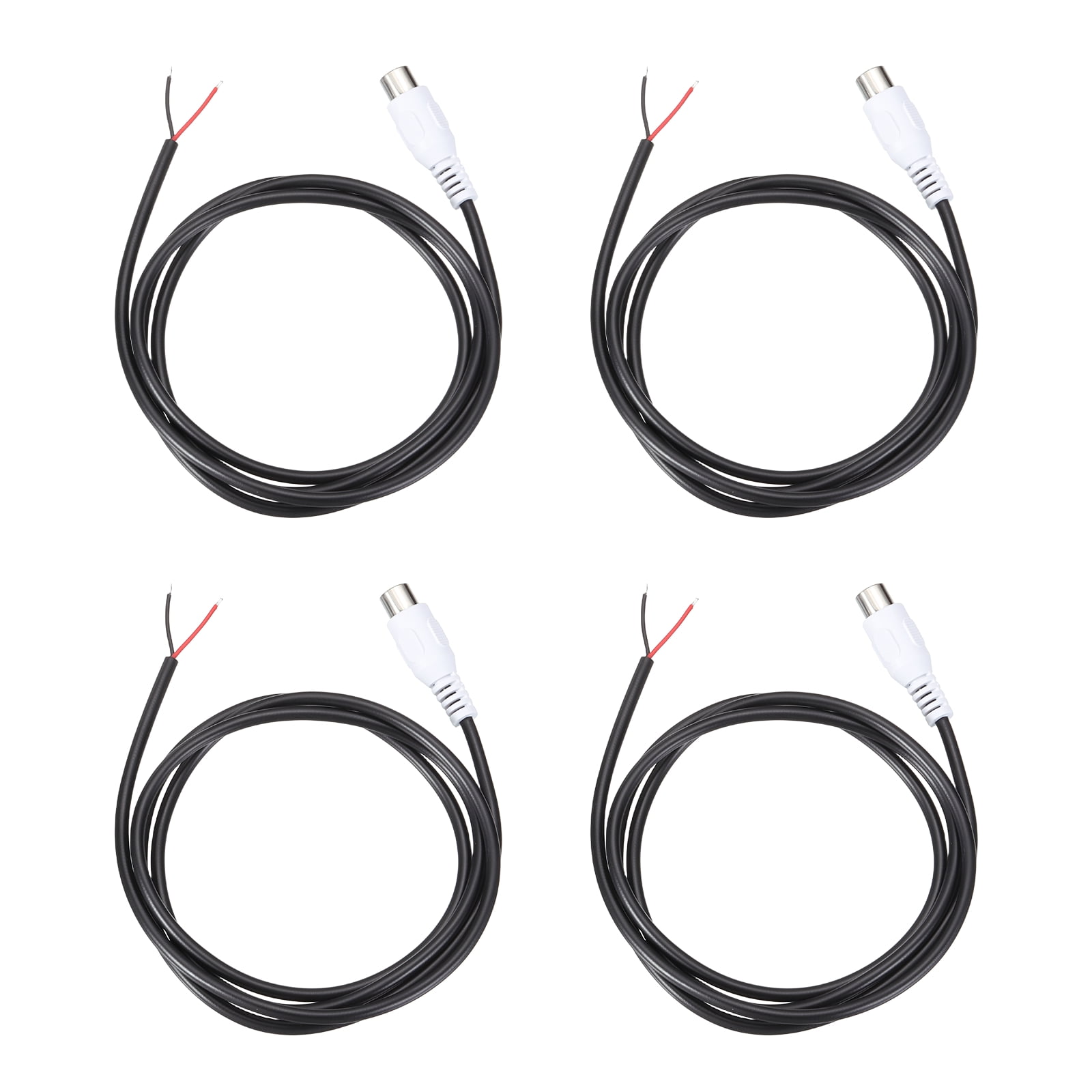 3.3FT RCA to Bare Wire Speaker Cable, 22AWG Replacement White RCA ...