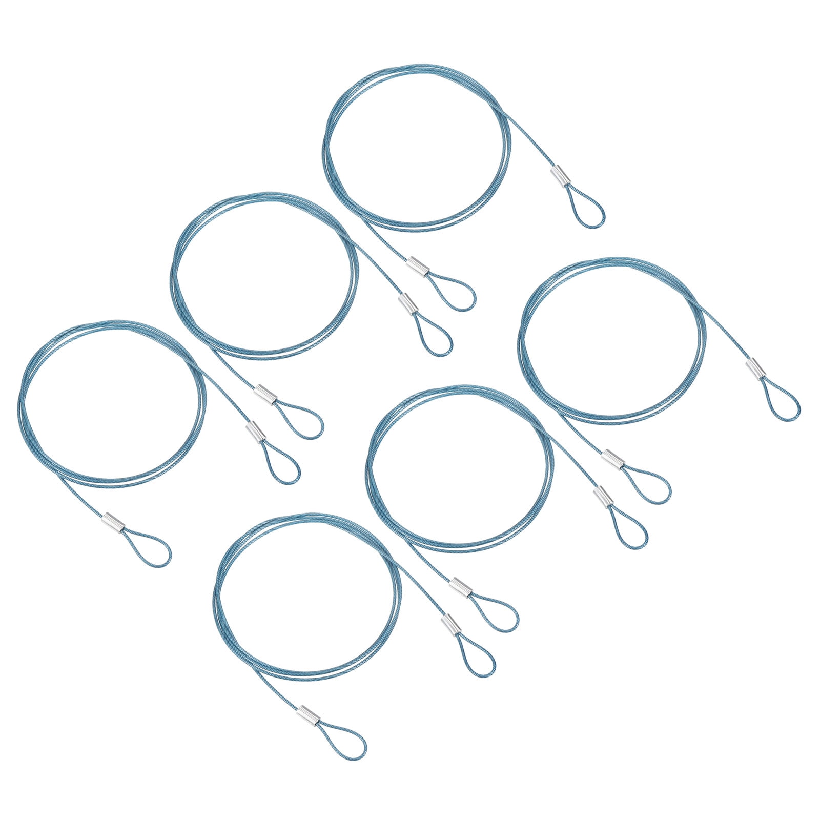 3.3Ft 1.5mm Dia Safety Cable Lock Steel Stage Lighting Security Wire ...