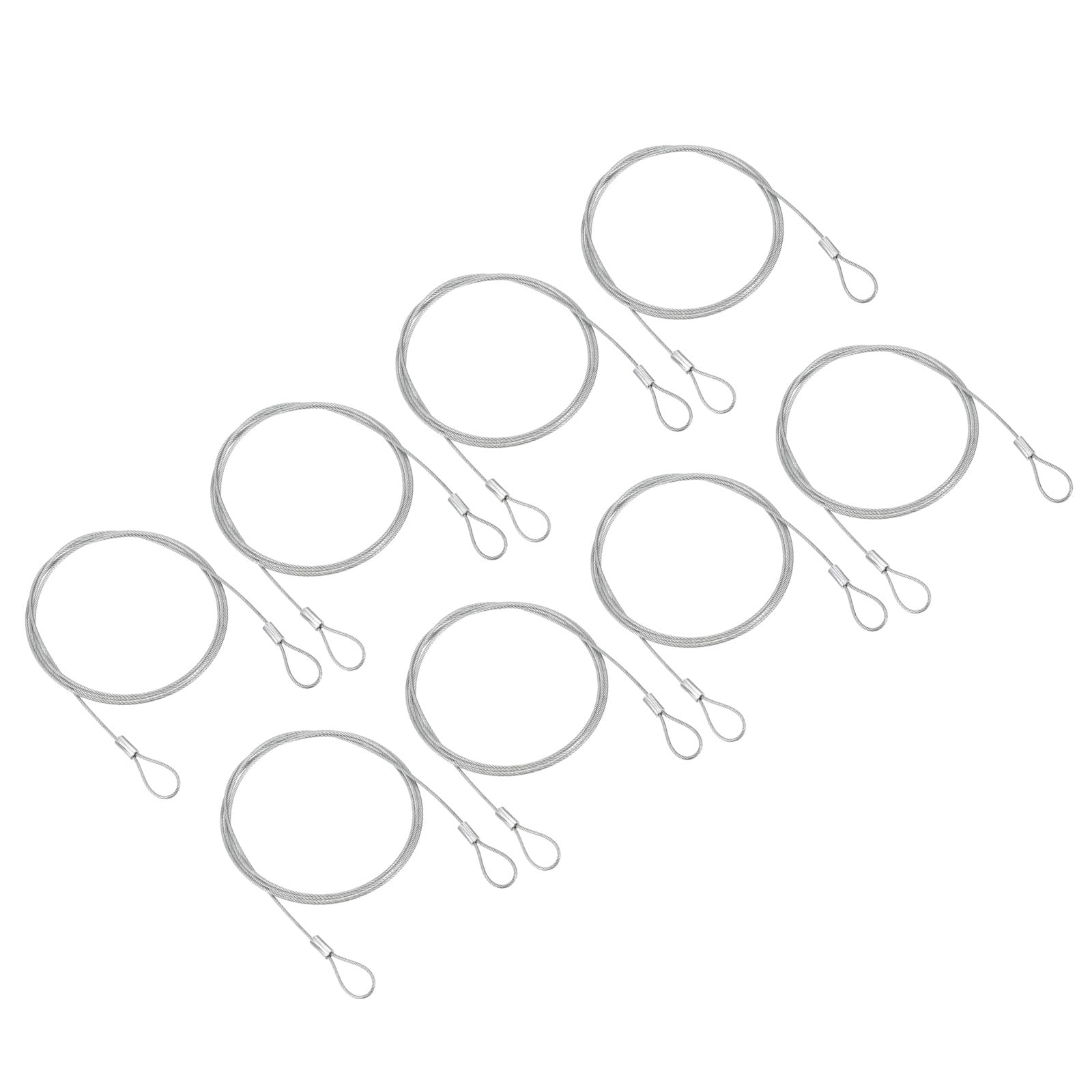 Uxcell Safety Cable Lock Stainless Steel Security Wire Rope with Double ...