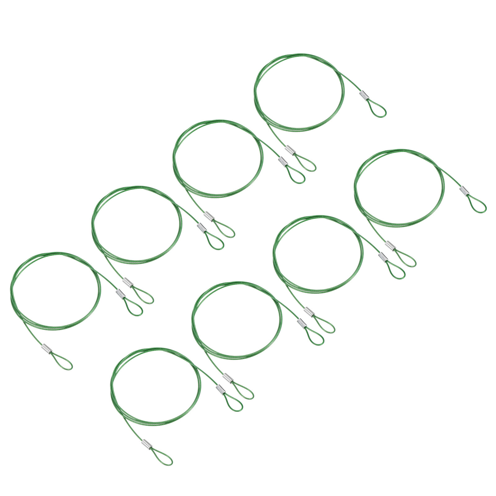 Uxcell Safety Cable Lock Stainless Steel Security Wire Rope with Double ...