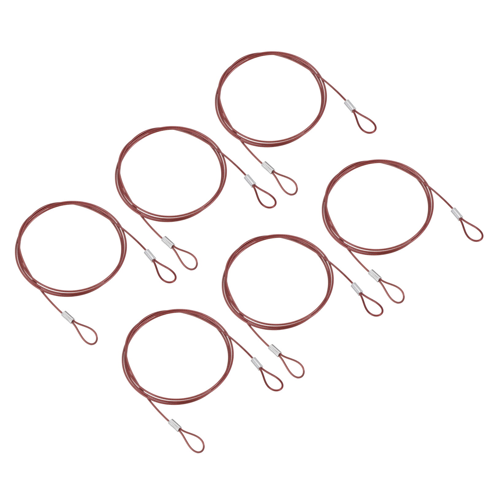 3.3Ft 1.5mm Dia Safety Cable Lock Steel Stage Lighting Security Wire ...