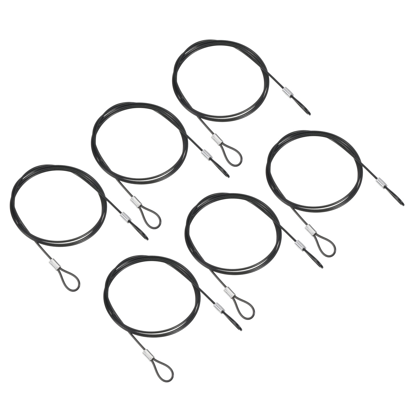 3.3Ft 2mm Dia Safety Cable Lock Steel Stage Lighting Security Wire Rope ...