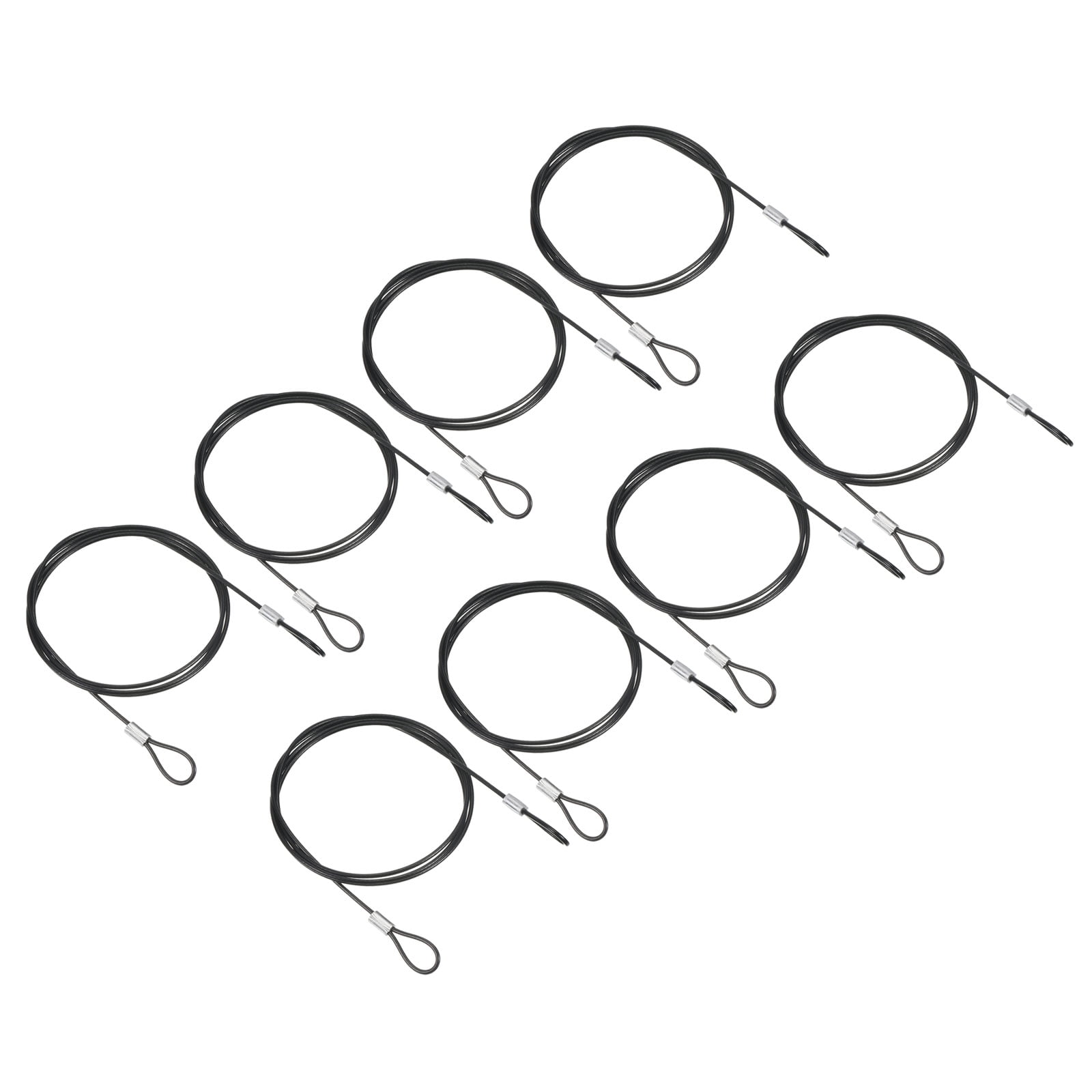 Uxcell Safety Cable Lock Stainless Steel Security Wire Rope with Double ...