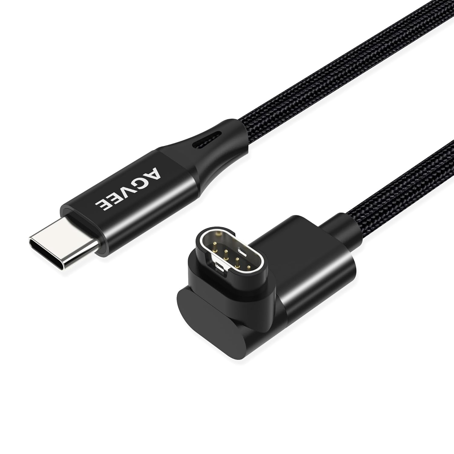 3.3Ft 90 Degree Angled Braided Usb C Charger Cable Charing Cord For ...