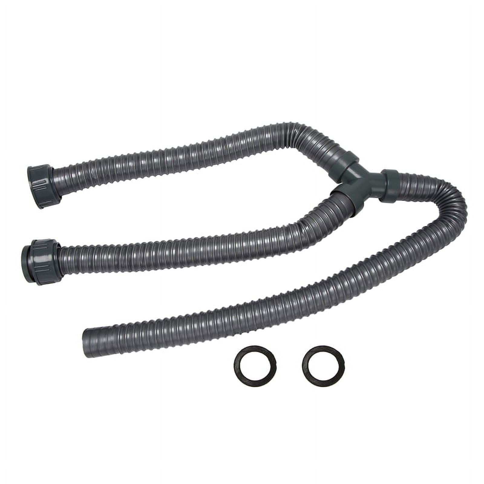 3.3Ft Washing Machine PVC Y Shaped Drain Discharge Hose Washer Pipe ...