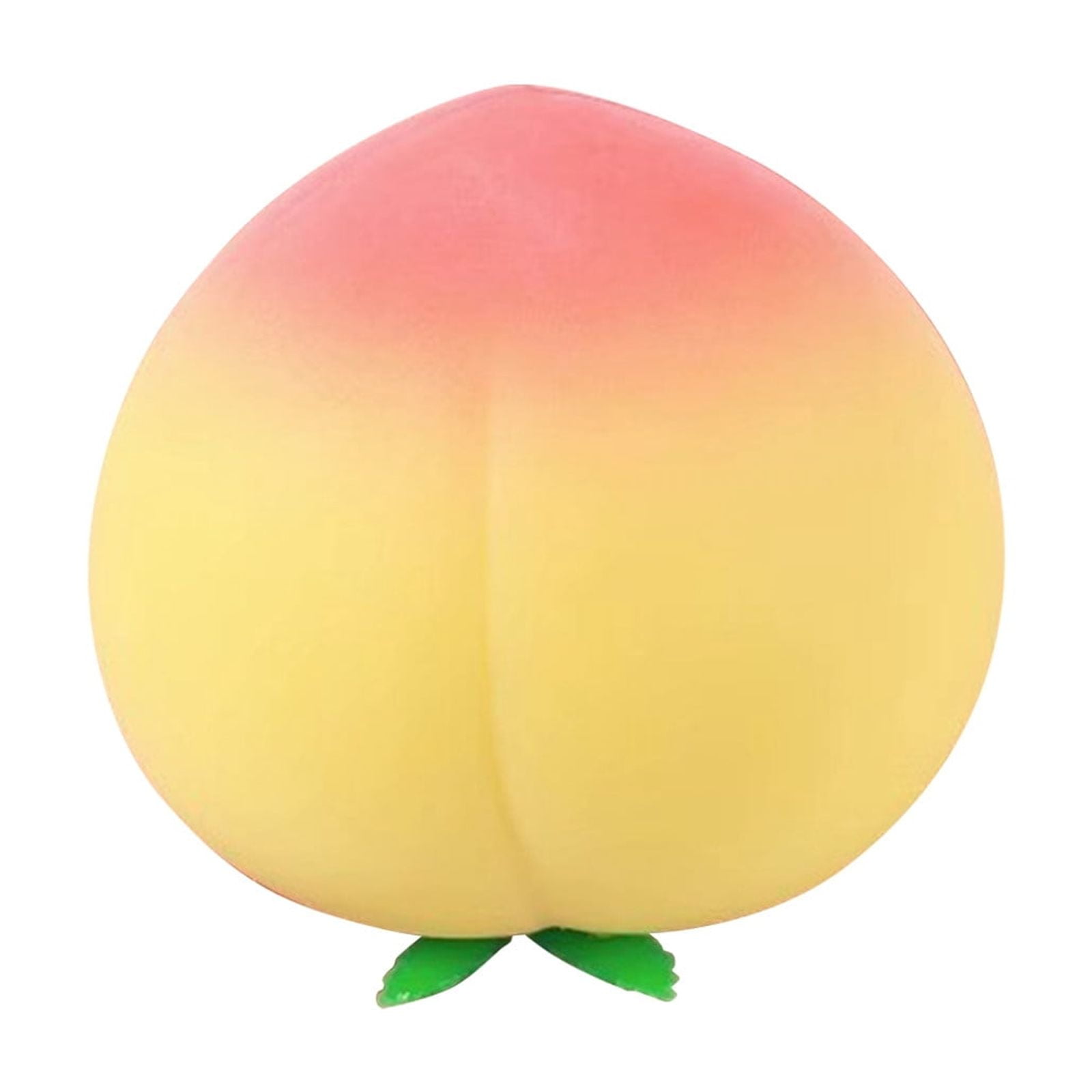 3 3in Squeezy Peach Peach Squishy For Adults Slow Rebound Sensory