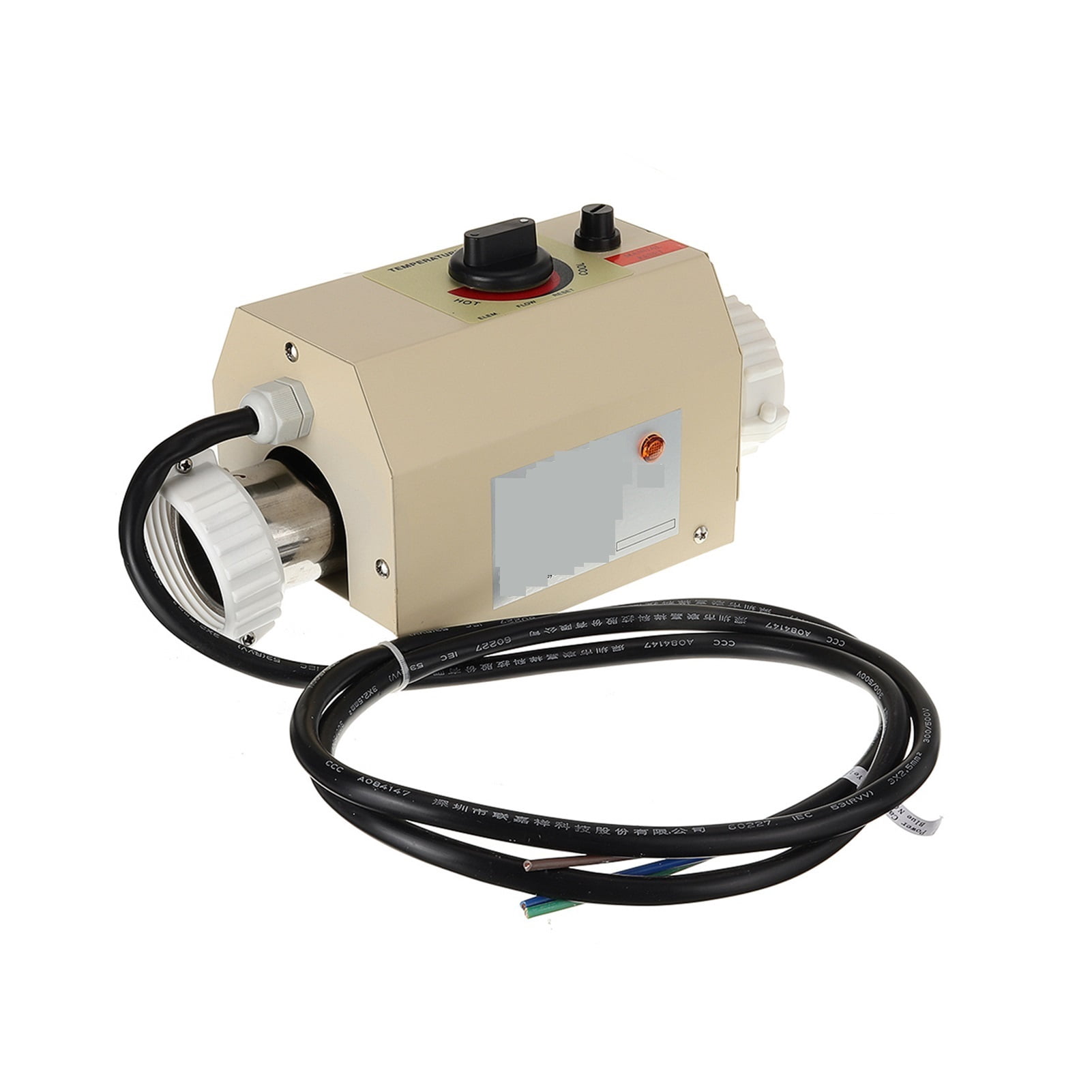 3.3KW Electric Pool Heater Winter Swimming Pool SPA Hot Tub Bath Water ...