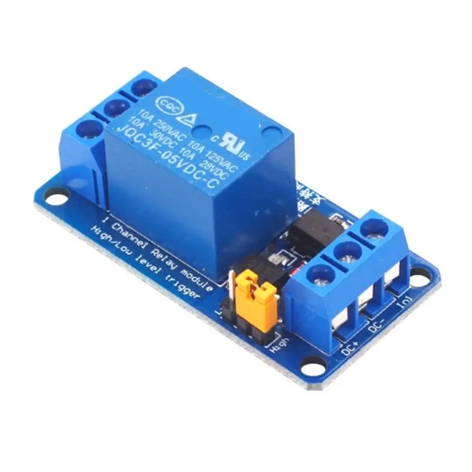 3.3V 5V 12V 24V 1 Channel Relay Module High And Low Level Trigger Dual ...