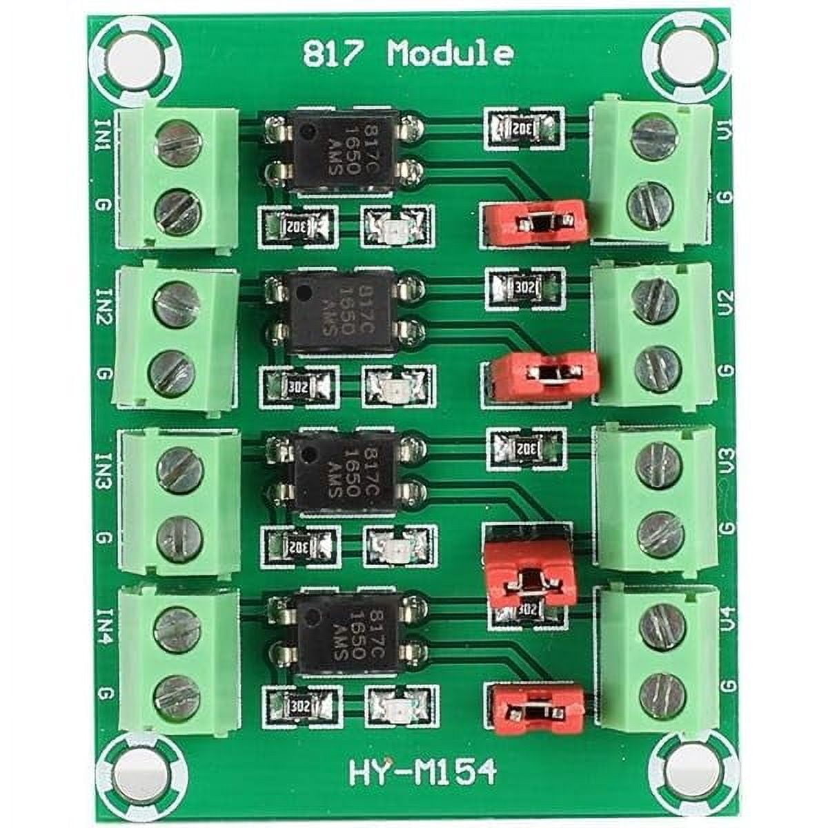 3.3V/5V to 3.6V/24V 4 Channel Voltage Converter Optocoupler Isolated ...