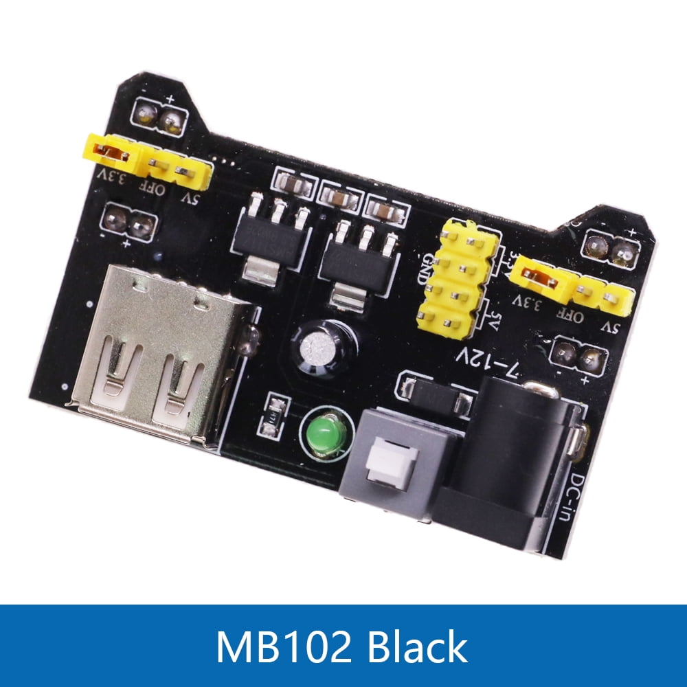 3.3V/5V MB-102 Breadboard power module+ 400 830 points Solderless Prototype Bread board kit +65 ...