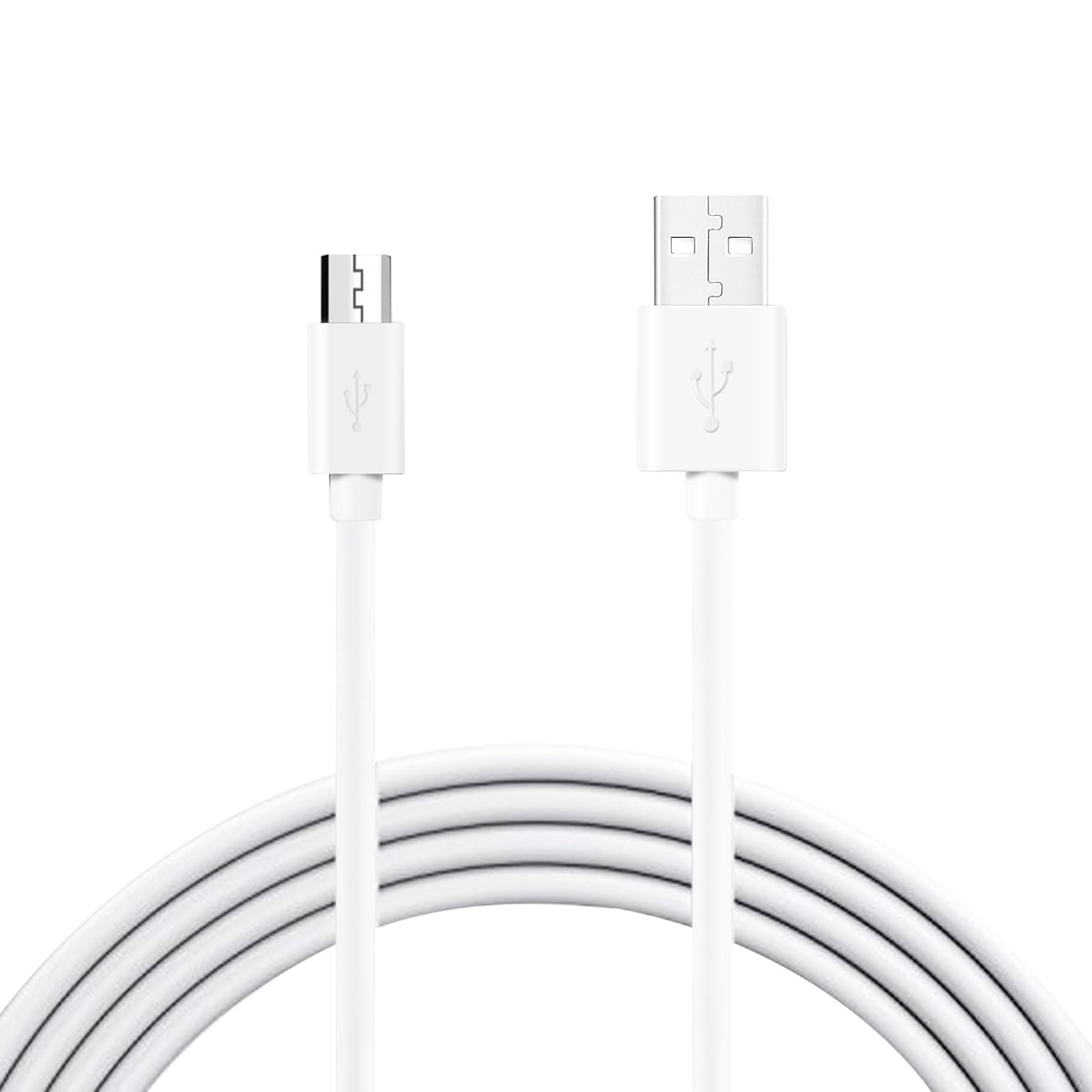 3.3ft Pvc Micro Usb 2.0 Data Cable In White And Simple Packaging ...