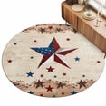 3.3ft Round Rug Independence Day Area Rugs for Living Room Bedroom ...