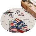 3.3ft Round Rug Independence Day Area Rugs for Living Room Bedroom ...