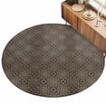 3.3ft Round Rug Vintage Abstract Area Rugs for Living Room Bedroom ...