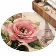 3.3ft Round Rug Vintage Floral Area Rugs for Living Room Bedroom ...