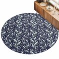3.3ft Round Rug Vintage Floral Area Rugs for Living Room Bedroom ...