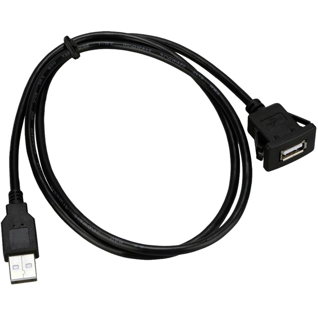 3.3ft Square USB 2.0 Panel Extension Cable With Buckle, Suitable For ...