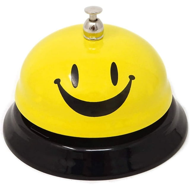3.3inch Cute Smile Face Call Bell Customer Service Bell Game Bell Pet ...