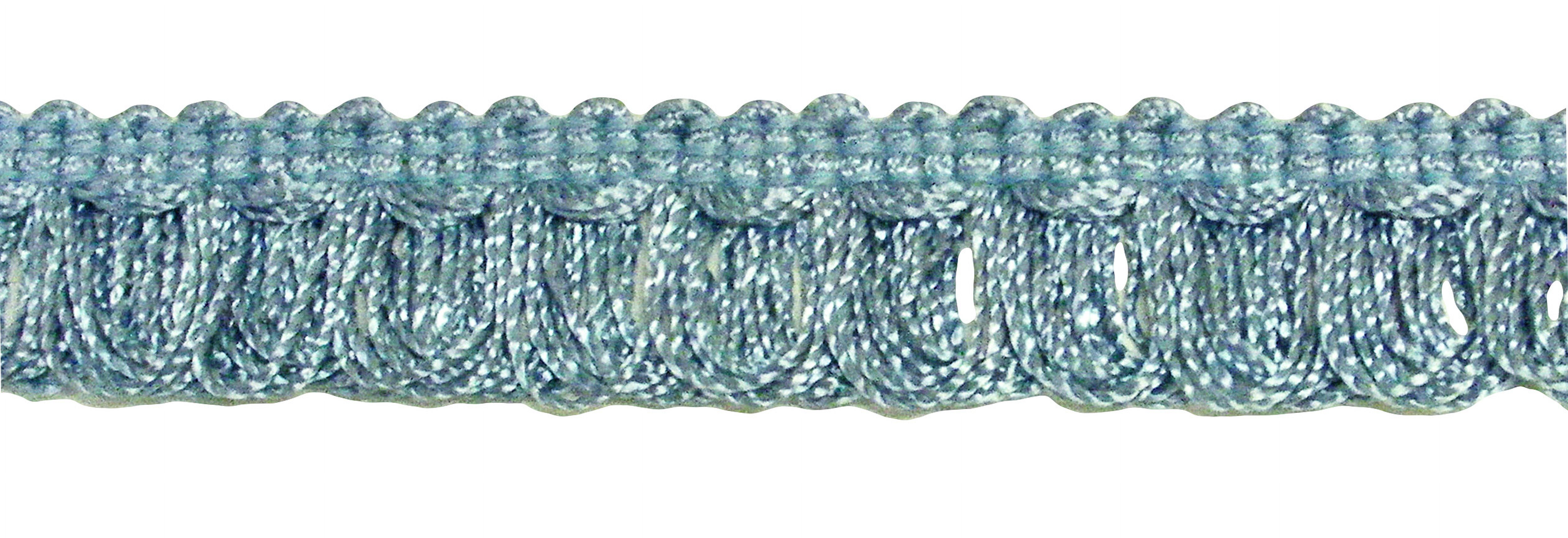 3/4" (1.5cm) Thick Double Layer Loop | Fringe Trim # LF0075,, Arctic ...