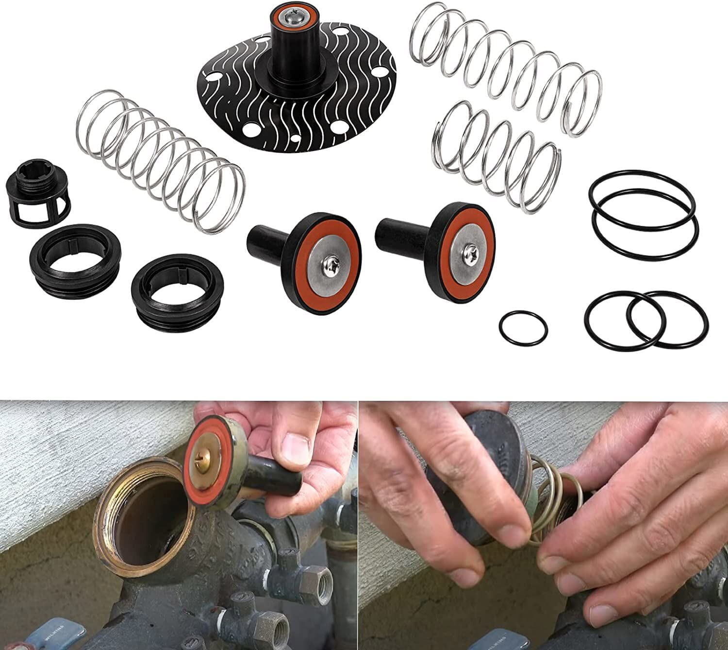 3/4"-1" Complete Repair Kit for Wilkins Backflow Preventer Zurn 975XL ...
