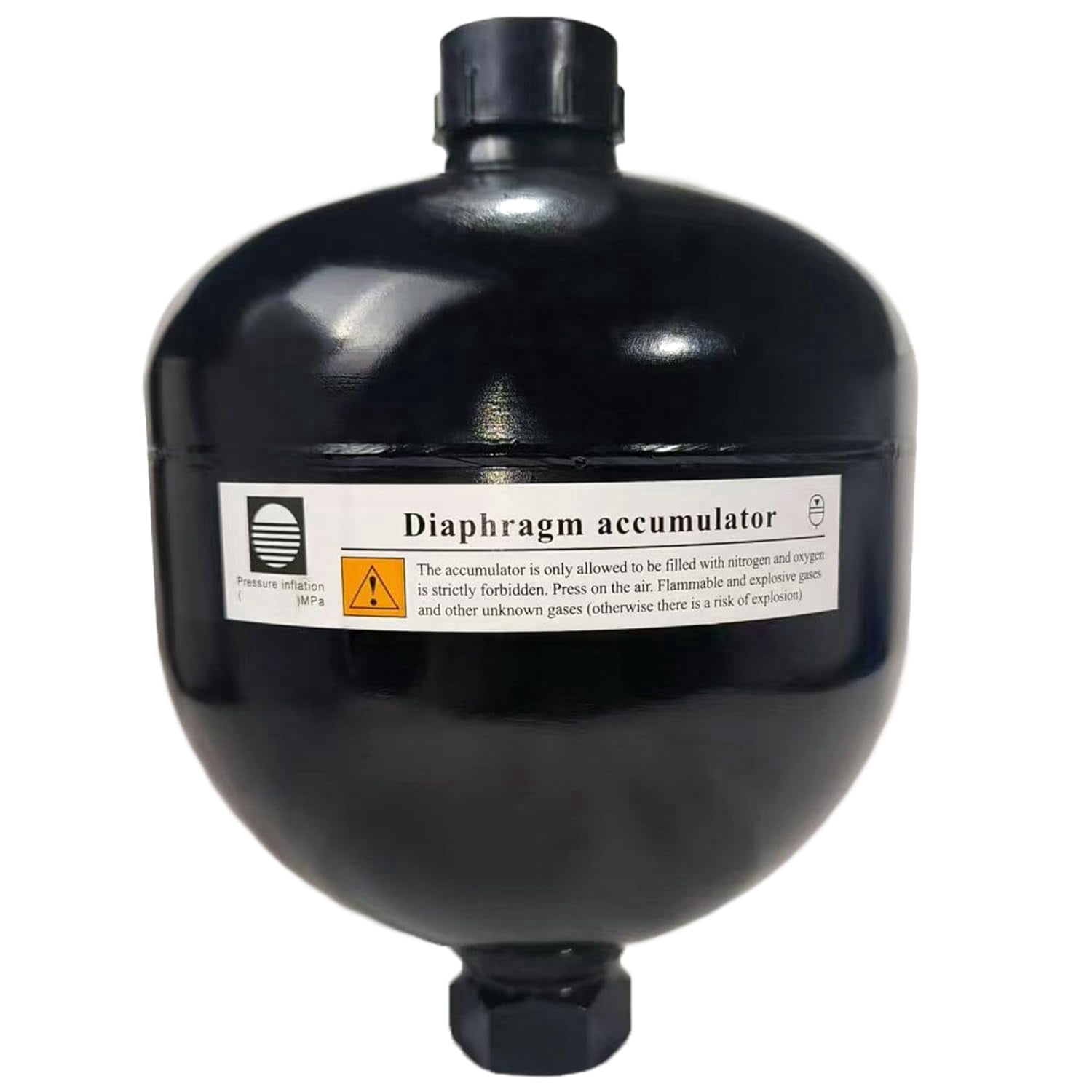 3/4-16, 61cu.in (1L) UNF Diaphragm Accumulator 4786psi Max Working ...