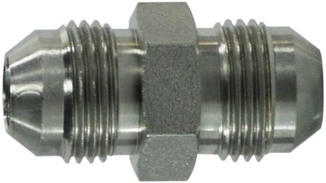3/4-16 JIC Tube Union, Straights Steel 37 Degree JIC Flare, Hydraulics ...
