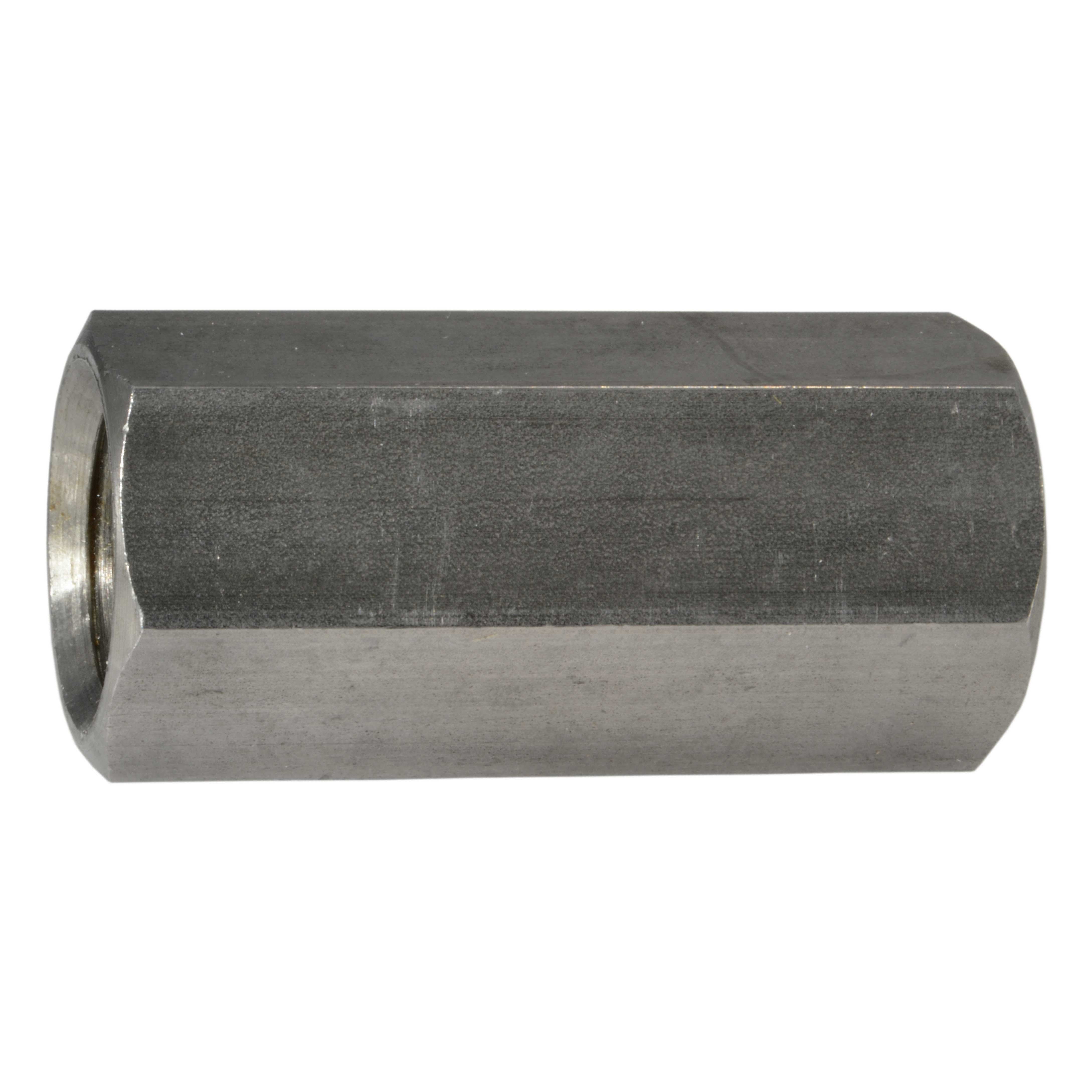 3/4"-16 x 2-1/4" 18-8 Stainless Steel Fine Thread Coupling Nuts ...