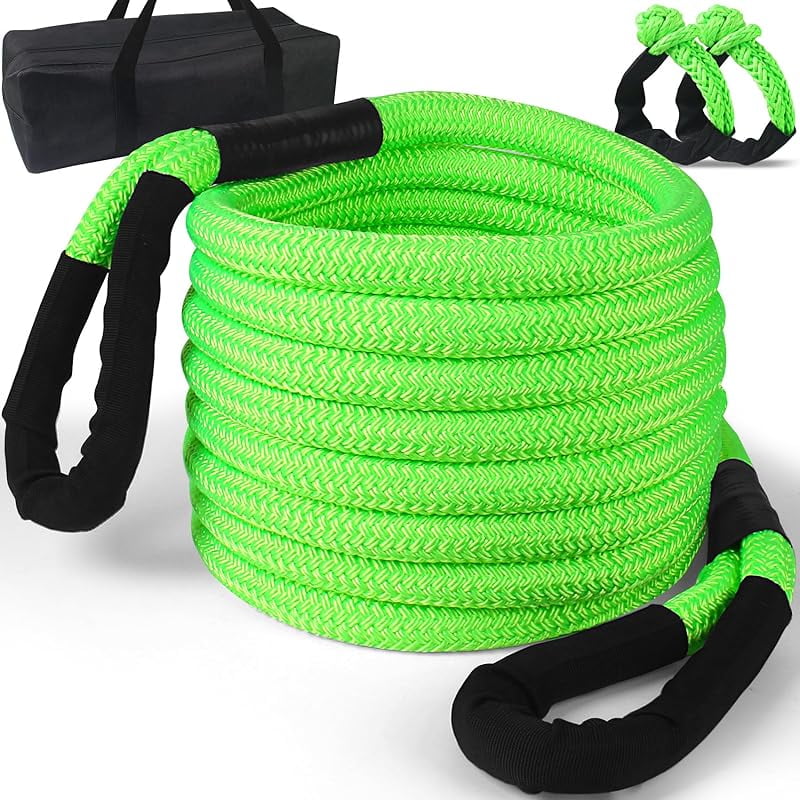 3/4"×20 ft Kinetic Recovery Rope,Orange 19200LBS Offroad Power Kinetic ...