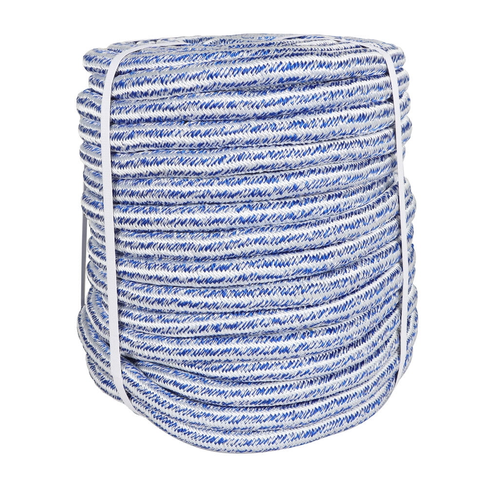 3/4" 24 Strand Braided Polyester Rope 20000Lbs Arborist Tree Climbing ...