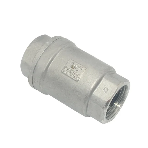 3/4 3/4 Inch Vertical Check Valve Npt Threaded One Way Stainless Steel ...