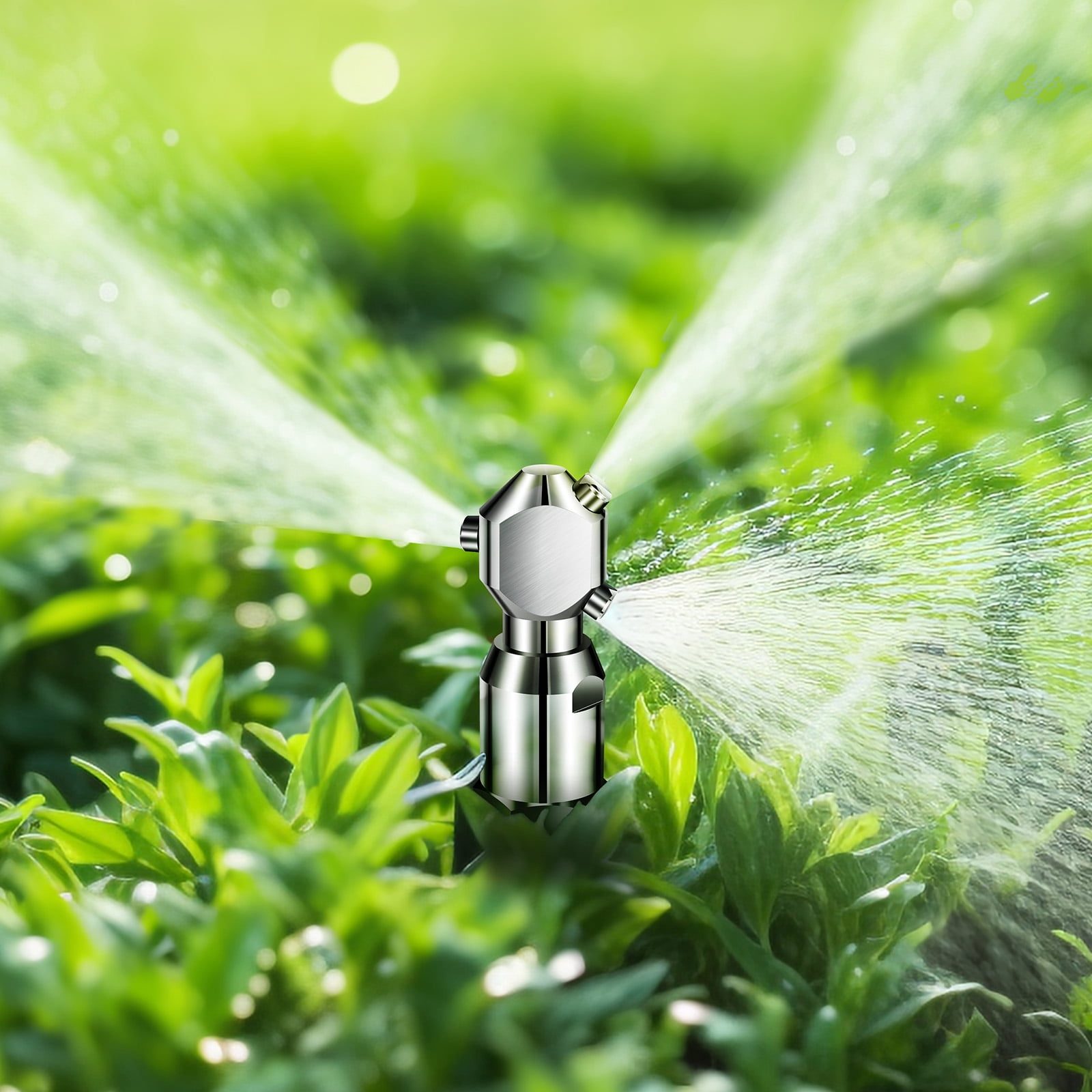 3/4" 3 Heads Stainless Steel 360 Degree Rotating Tank Wash Drain Spray ...