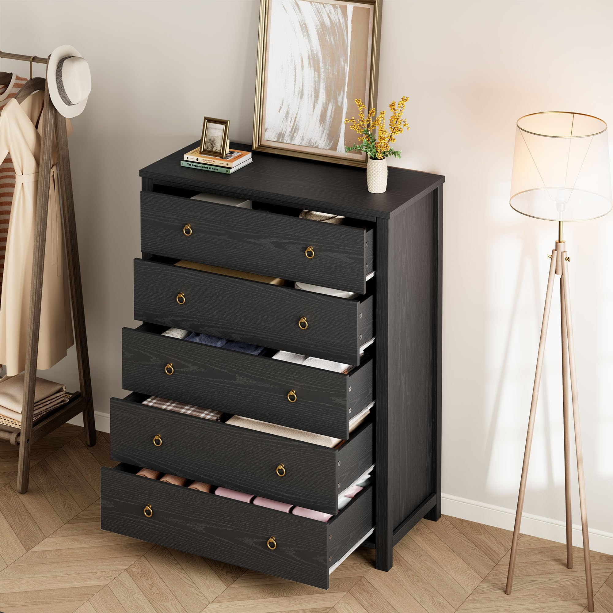 3/4/5/6/7-Drawers Bedroom Dresser - Vertical Closet Organizer, Modern ...