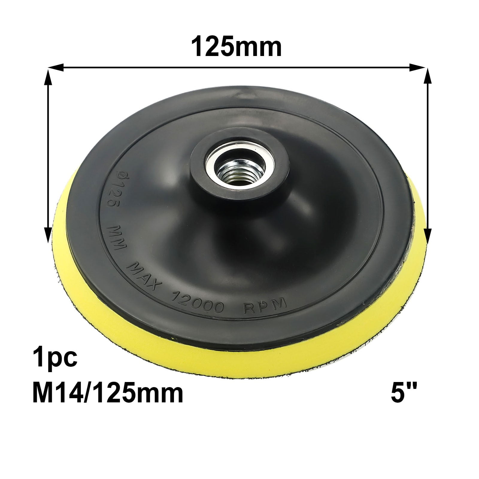 3/4/5/6/7inch Backing Pad Sanding Holder Disc Hook And Loop Backer ...