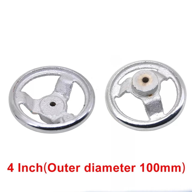 3/4/5/6/8/10/12 inch Handwheel 3-spoke Machinery Hand Wheels Chrome ...