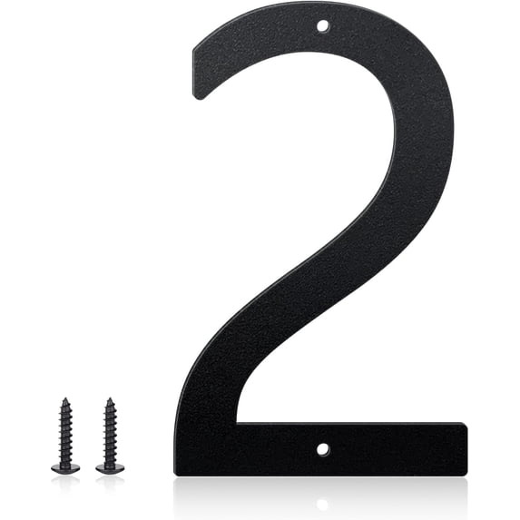 3" 4" 5" 6" 8" 10" House Numbers for Outside, Metal Letters for Outdoor ...