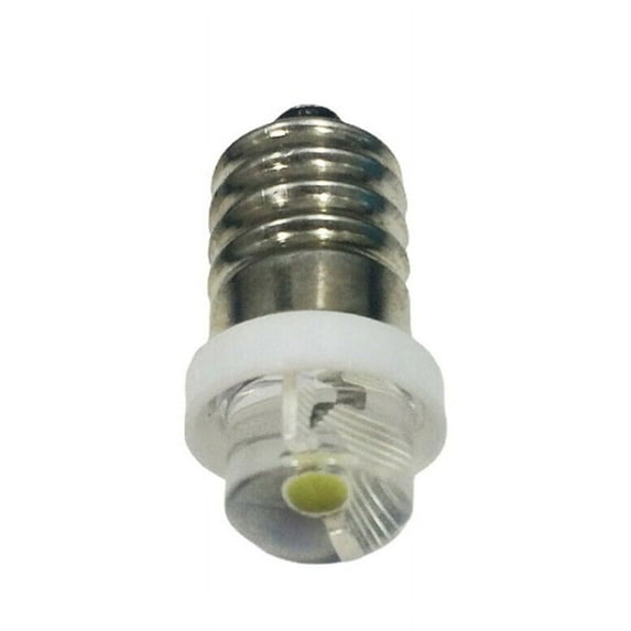 3/4.5/6V 0.5W Flashlight Bulb 6000K White LED E10 Socket Replacement ...