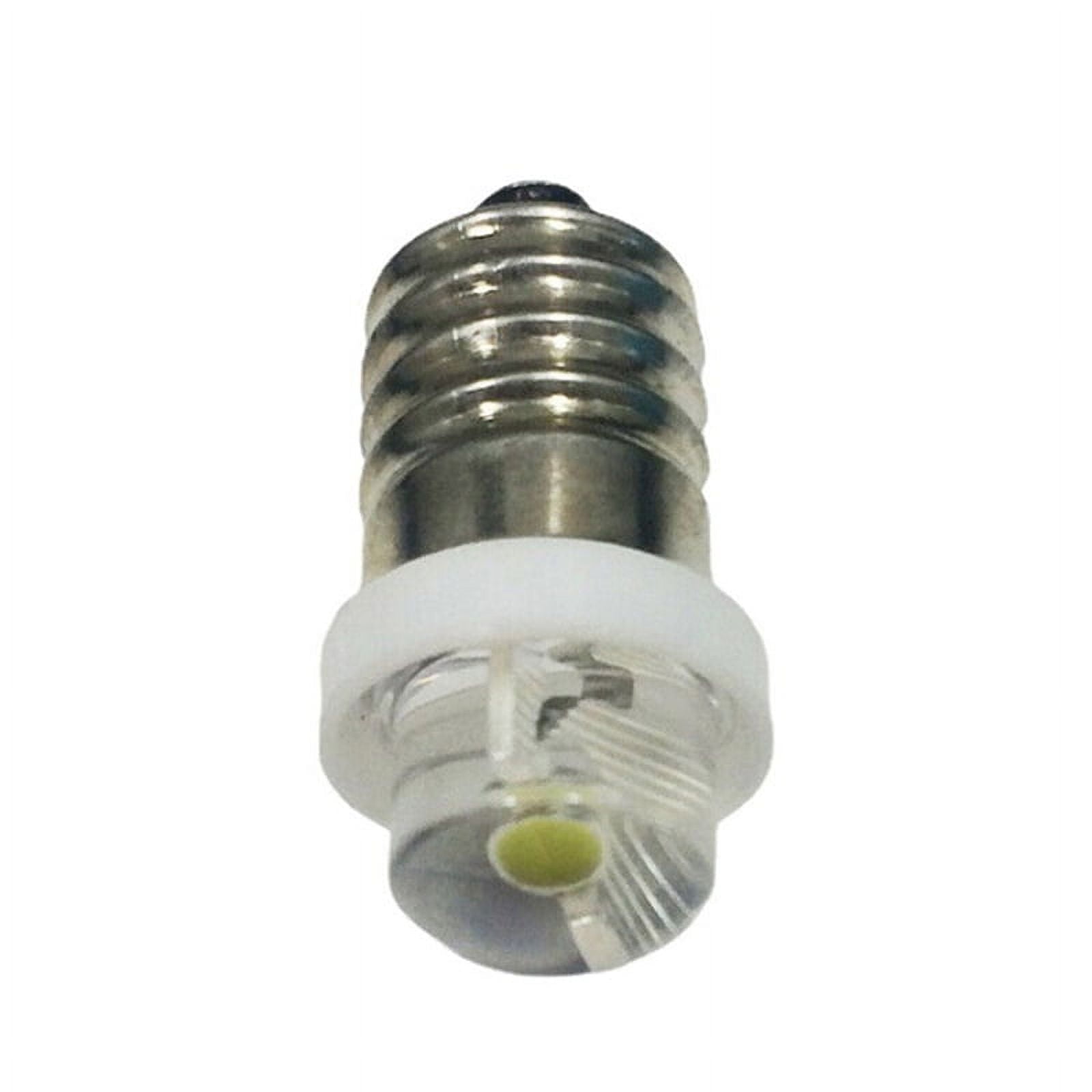 3/4.5/6V 0.5W Flashlight Bulb 6000K White LED E10 Socket Replacement ...