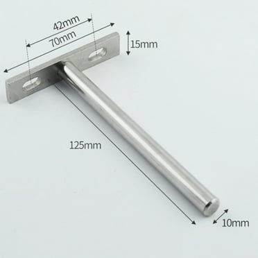 Uxcell 3" Invisible Floating Shelf Brackets, Hidden Blind Supports for ...